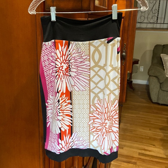 Analili | Skirts | Analili Pink Print Pull Up Skirt | Poshmark